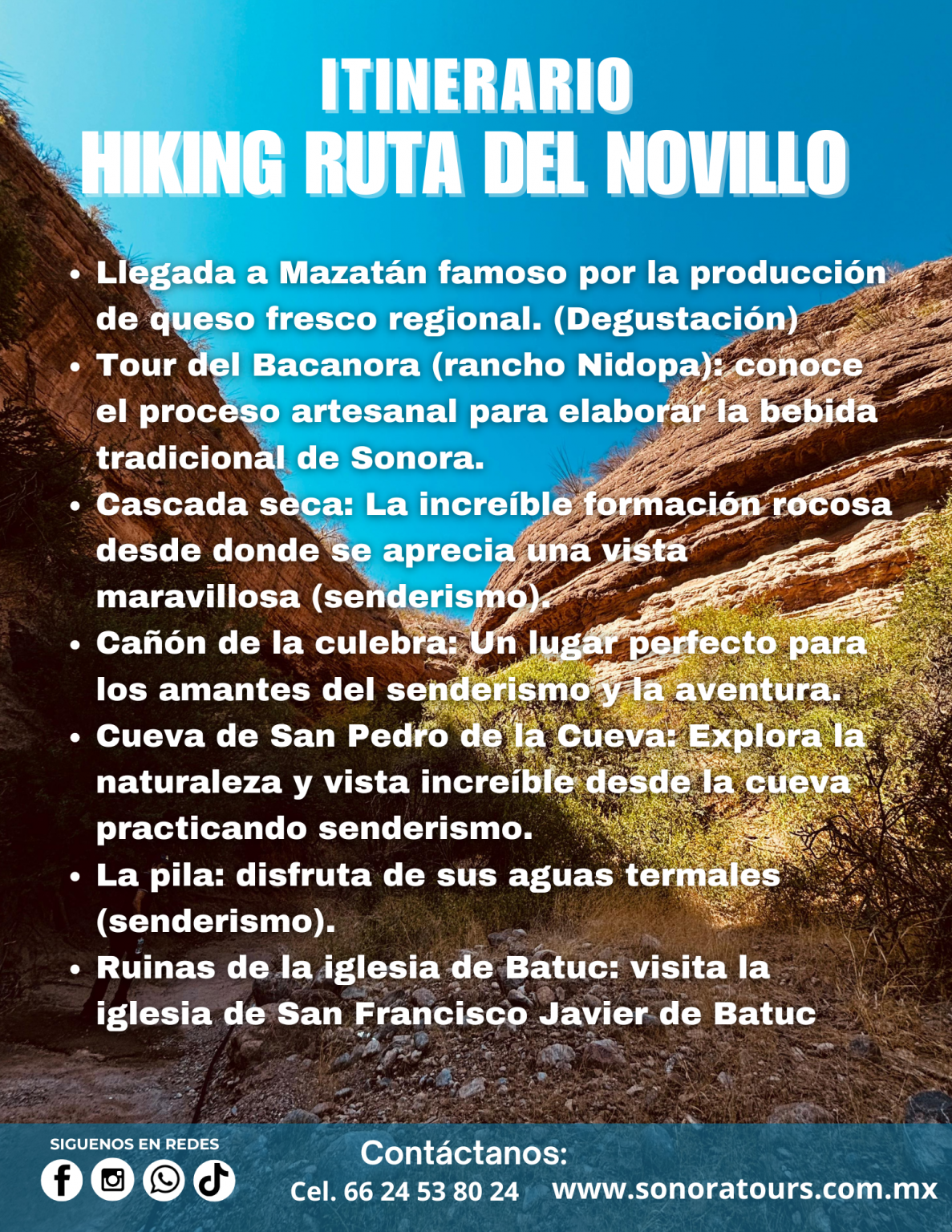 Ruta del Novillo Hiking – Sonora Tours
